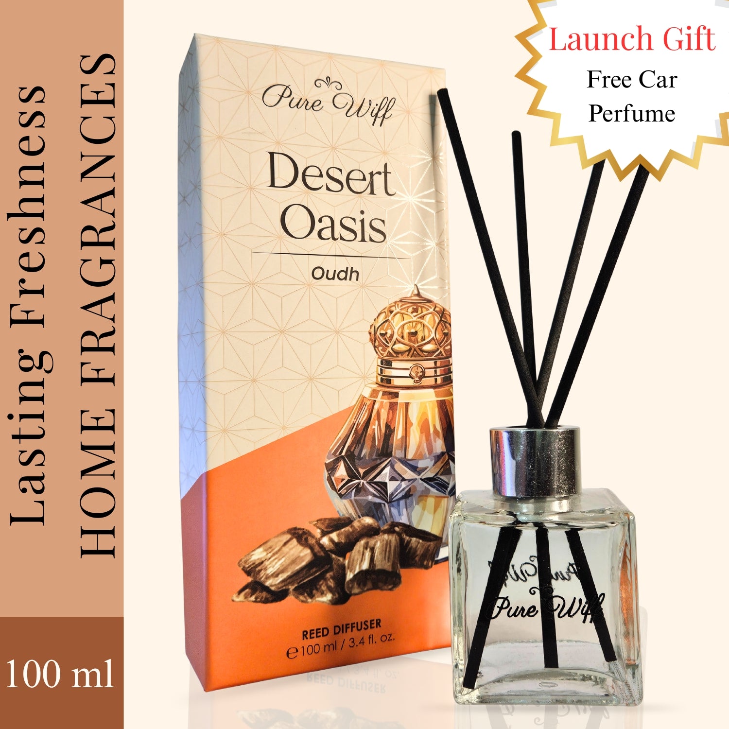 Desert Oasis| Home Reed Diffuser| 100 ml – Pure Wiff
